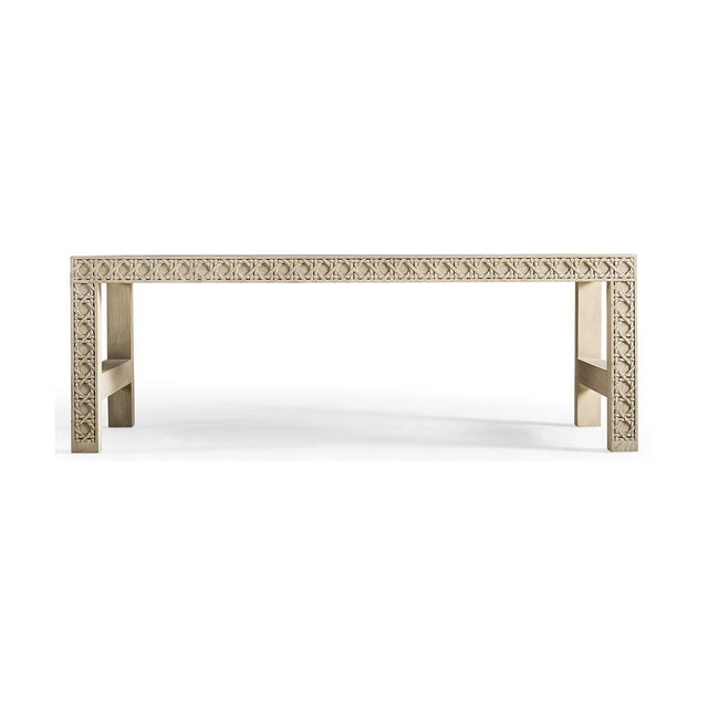 White Washed Oak Coffee Table | Chairish