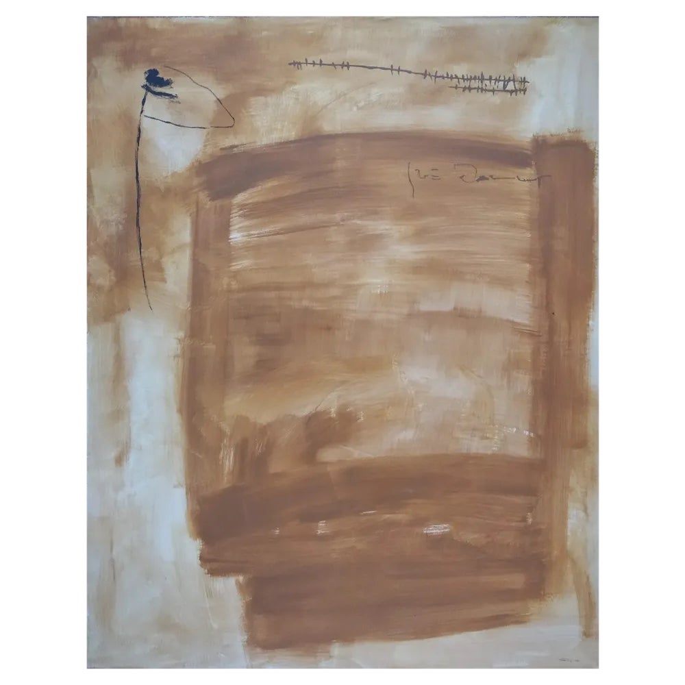 Rafael Ruz, Composition, 1987, Canvas Painting | Chairish