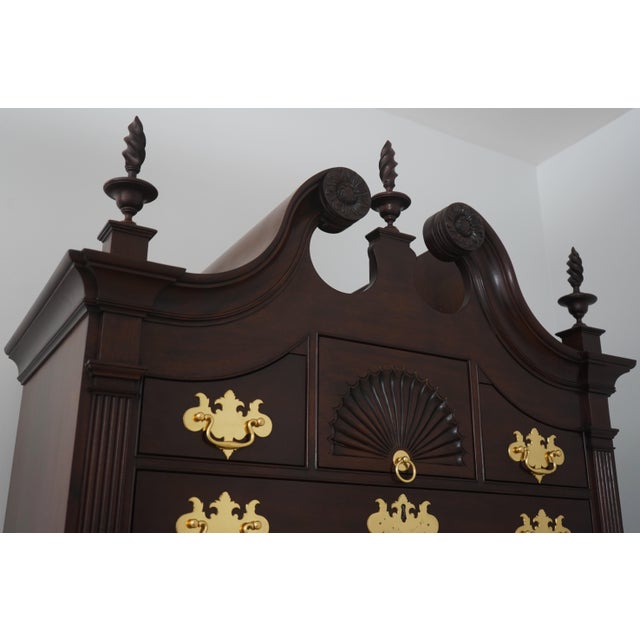 Stickley Colonial Williamsburg Cw 190 Mahogany High Chest | Chairish