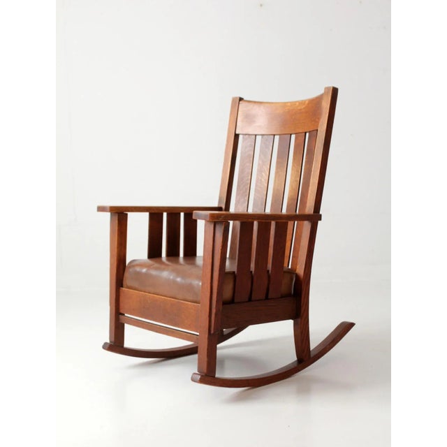 Antique Mission Rocking Chair | Chairish