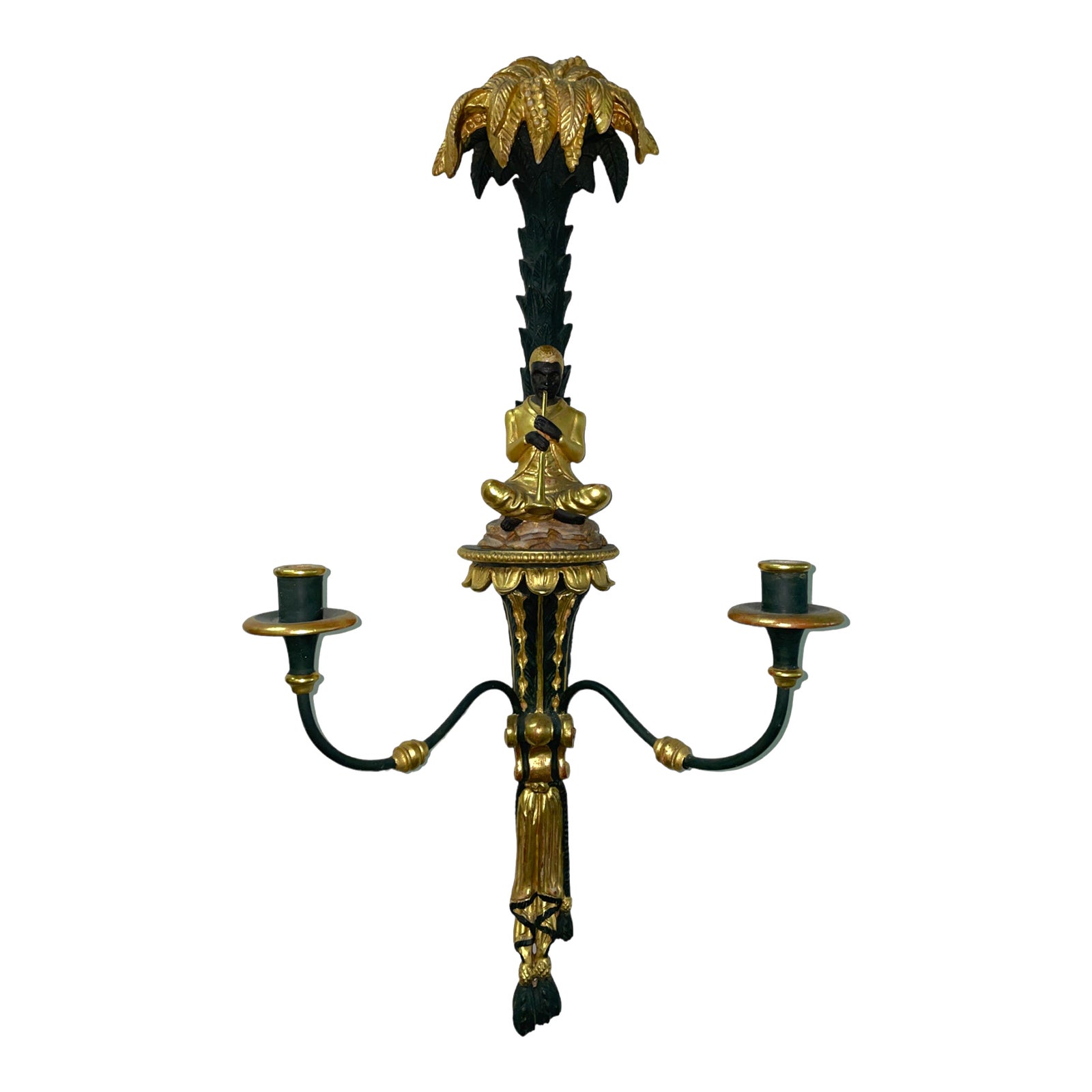 1930s Regency Style Wall Sconce | Chairish