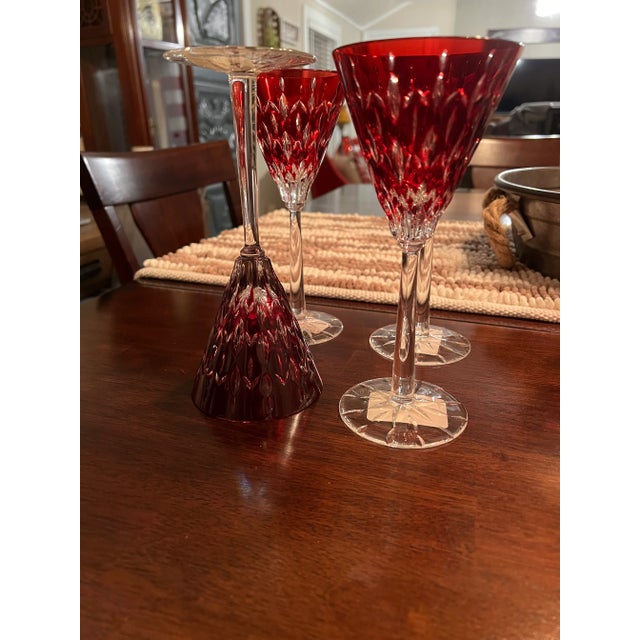 1990s Ajka Wine Glasses- Set of 4 | Chairish