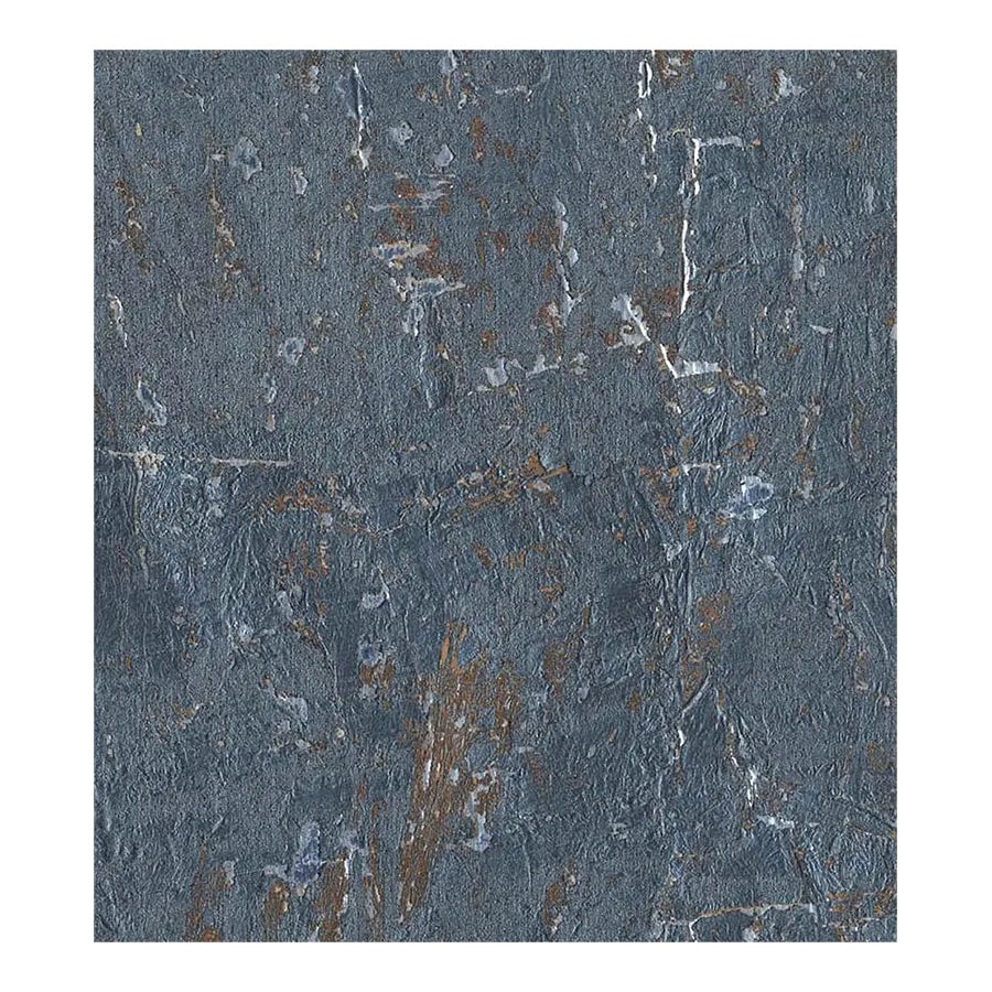 Sample - The House of Scalamandré Cortica Wallcovering, Blue Mist ...