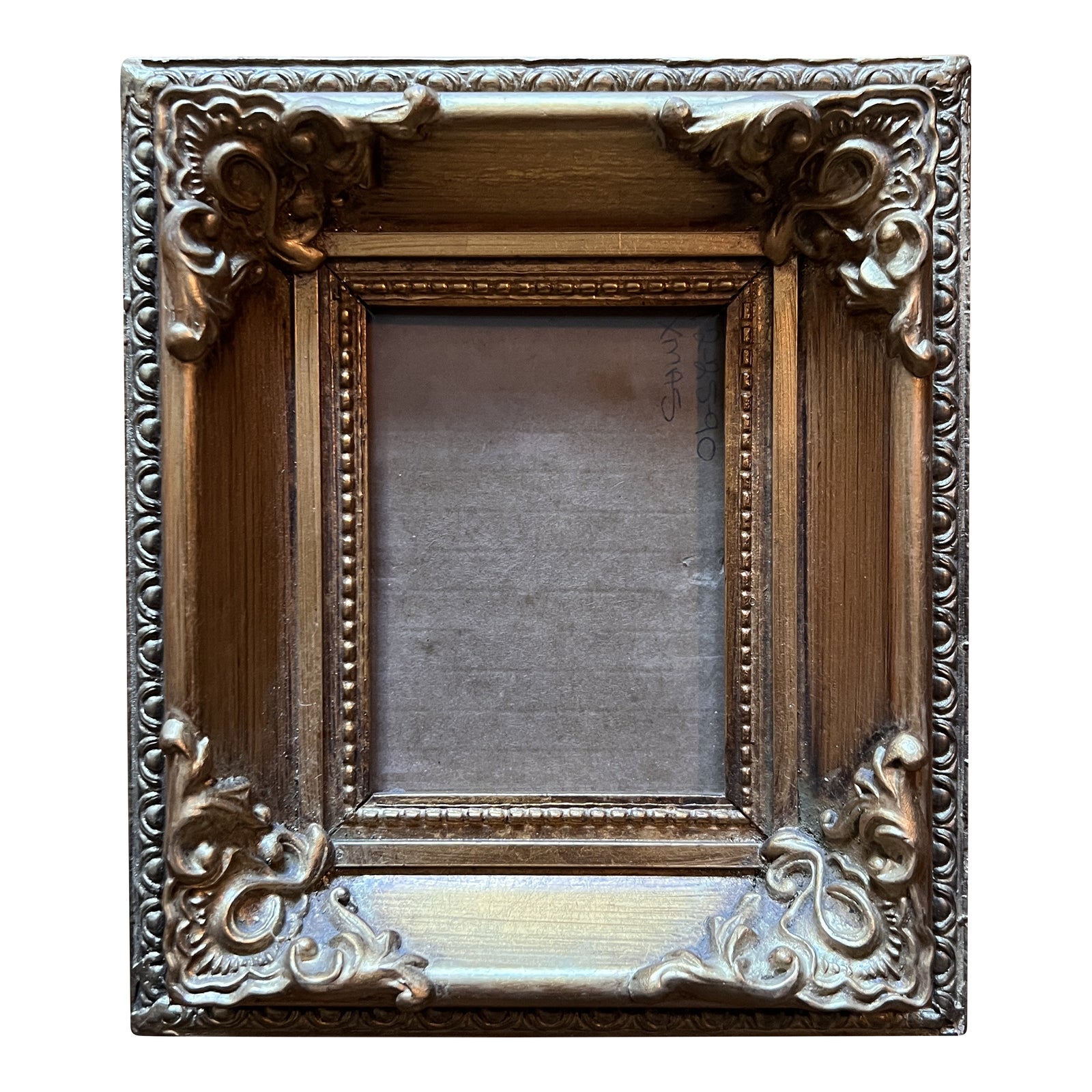 Traditional Small Golden Wood Frame | Chairish