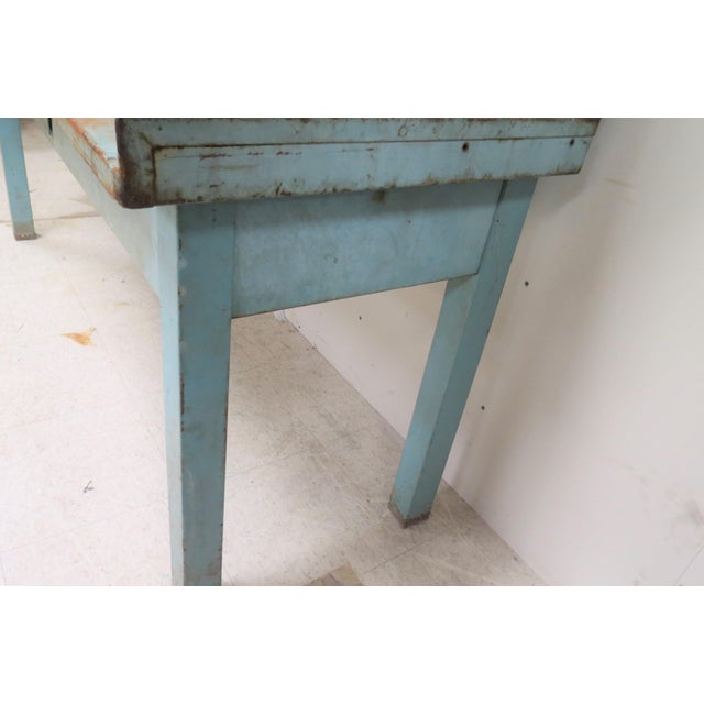 Vintage Mid Century Post Office Metal Postal Sorting Table, Sorting ...