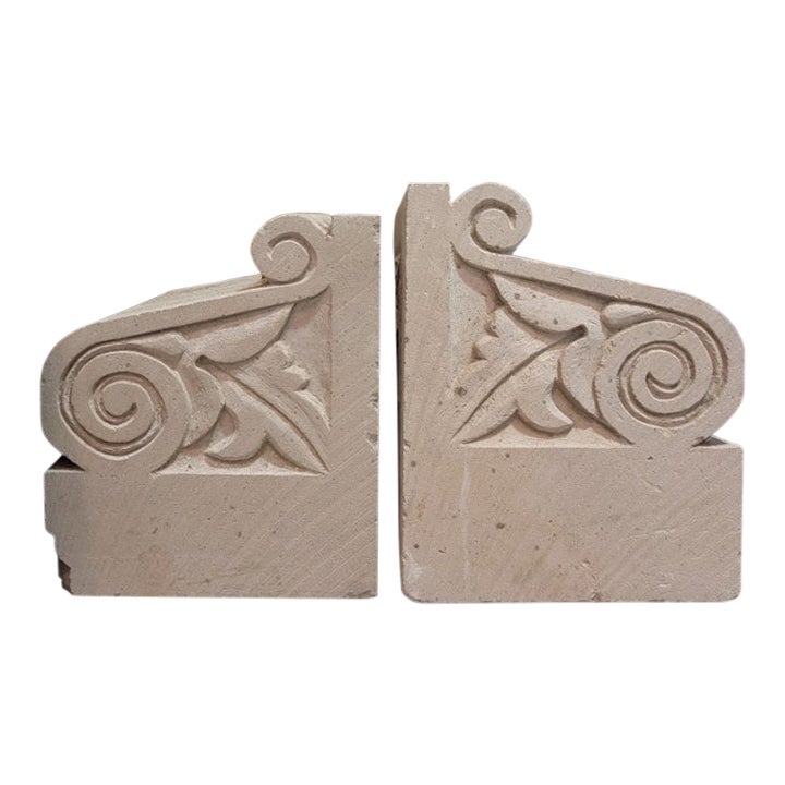1970s Sandstone Corbels - Set of 2 | Chairish