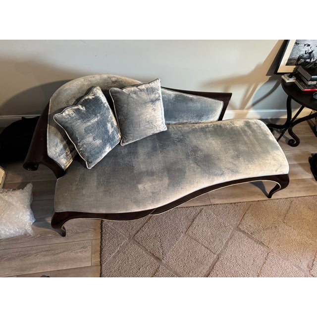 Christopher Guy Sofia Chaise Lounge | Chairish