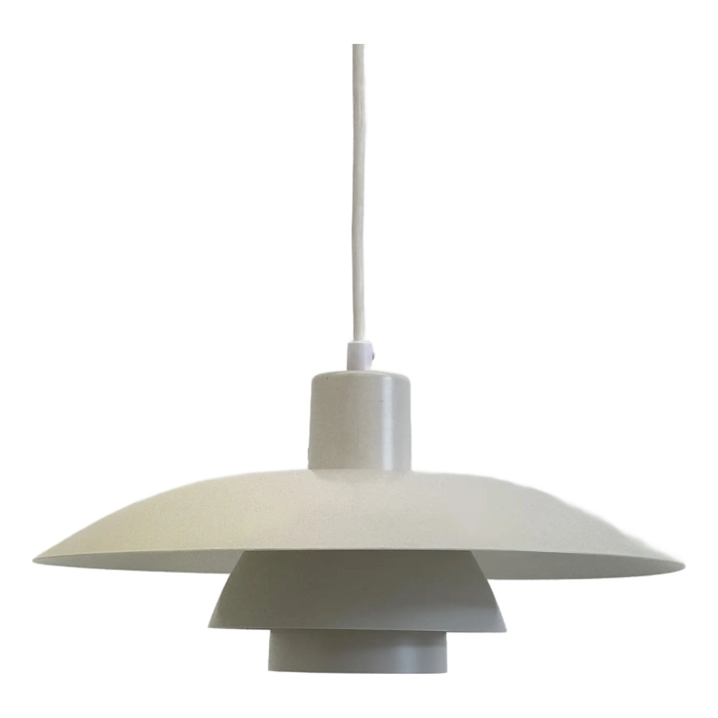 PH 4/3 Pendant Lamp in White with Orange Accents by Poul Henningsen for ...