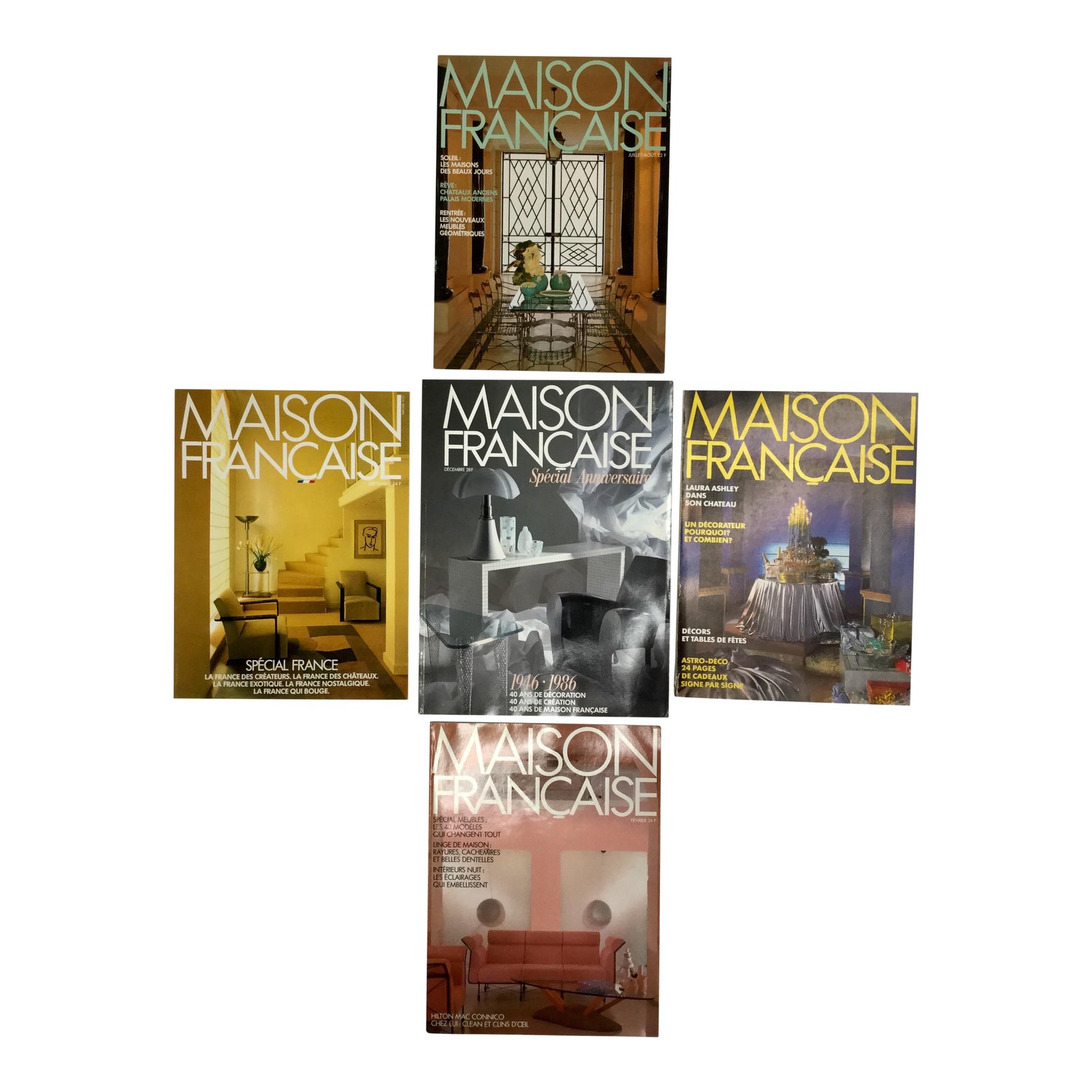French Interior Decorating Magazines - Set of 5 | Chairish