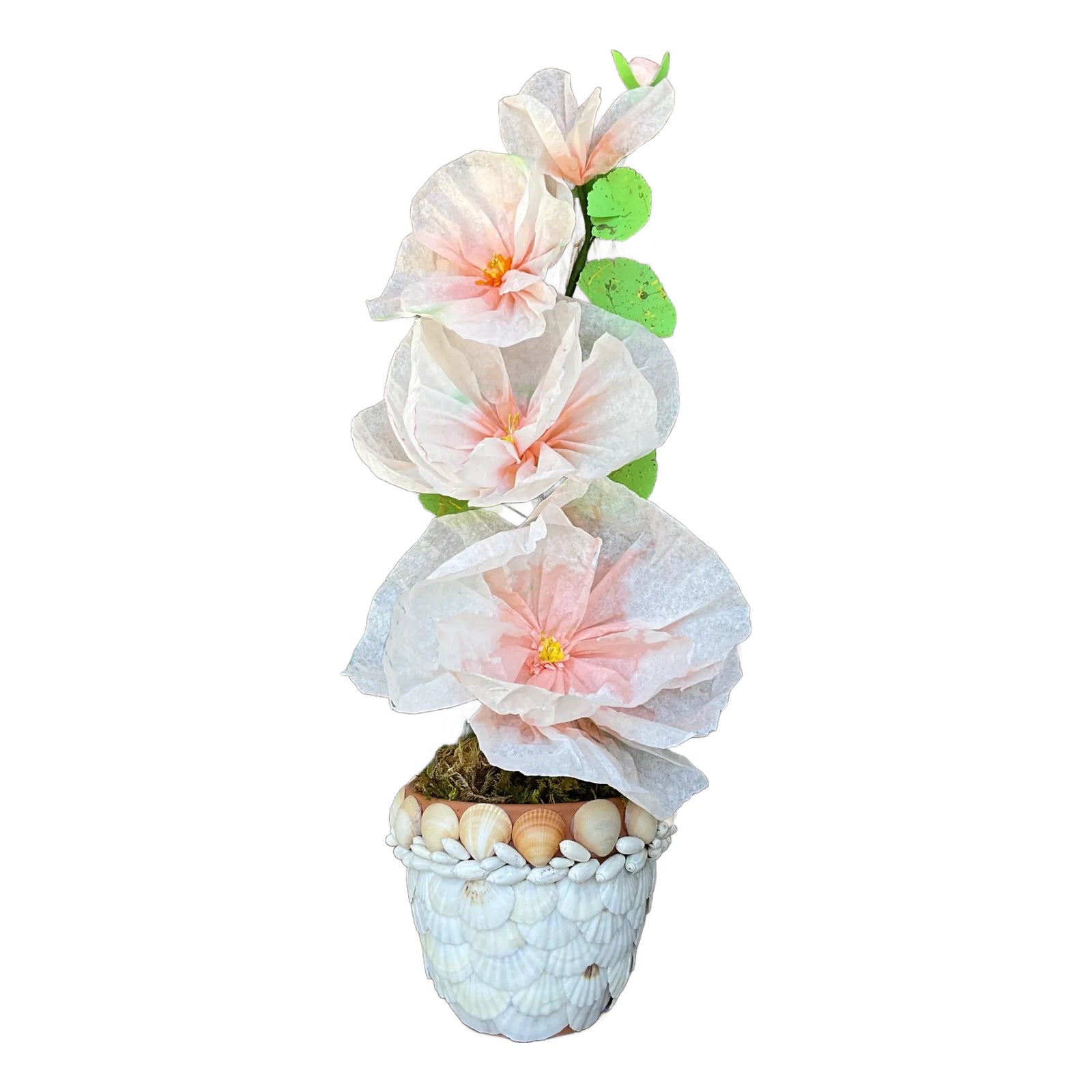 Contemporary Hand-Rolled Paper Flowers | Chairish