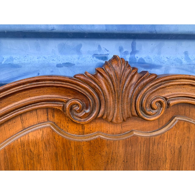 French Provincial Queen Headboard by Thomasville - Vintage Wood ...