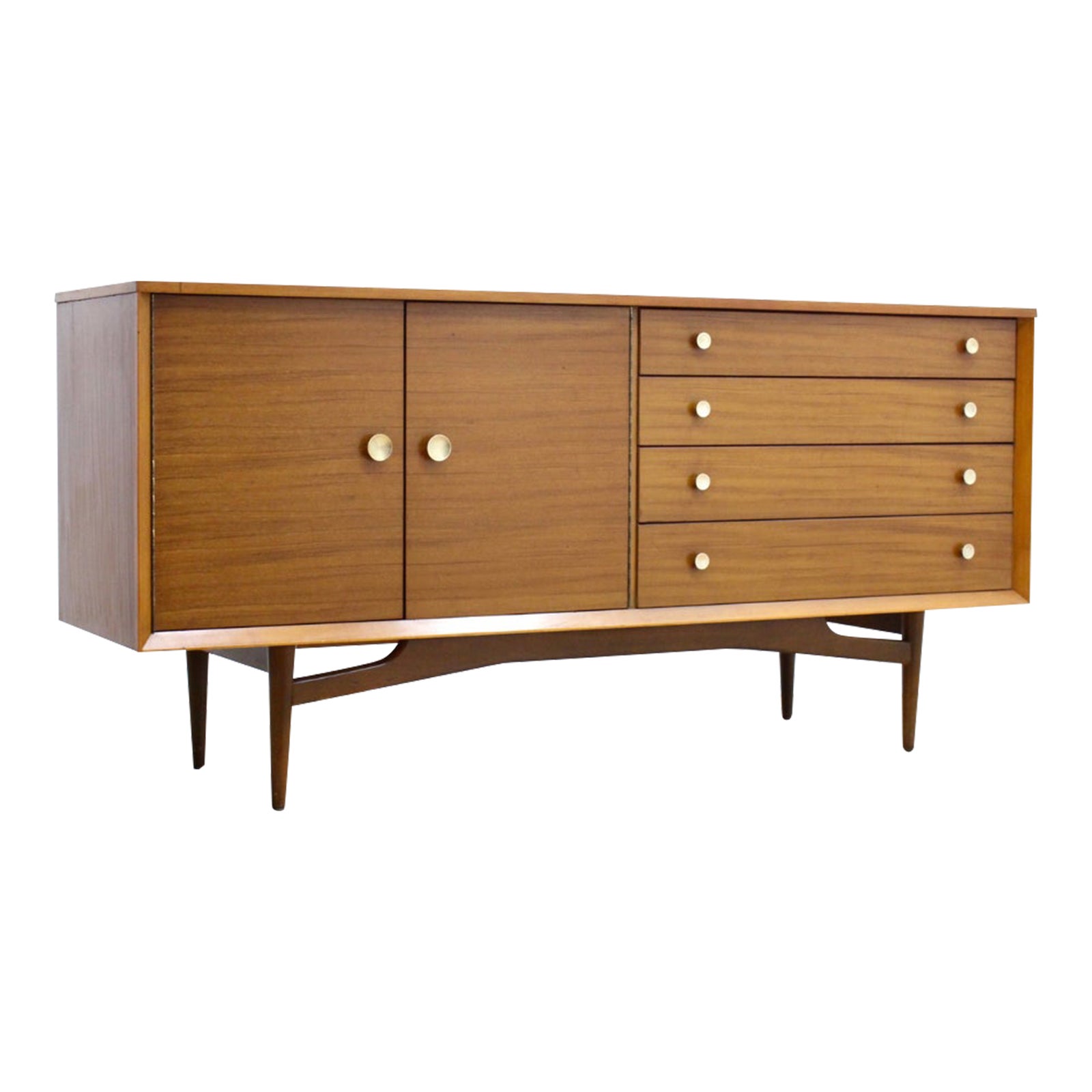 1970s Mid Century Credenza by Lebus Furniture | Chairish