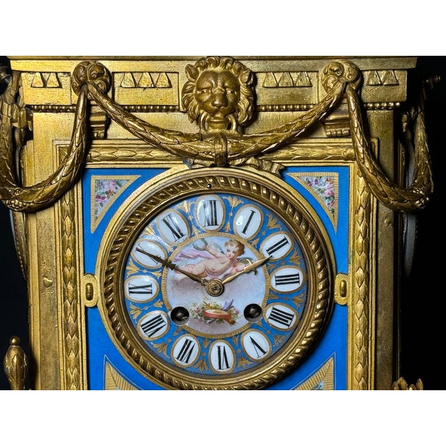 Mid 19th Century French Louis XVI XL Chimney Table Clock - Original ...