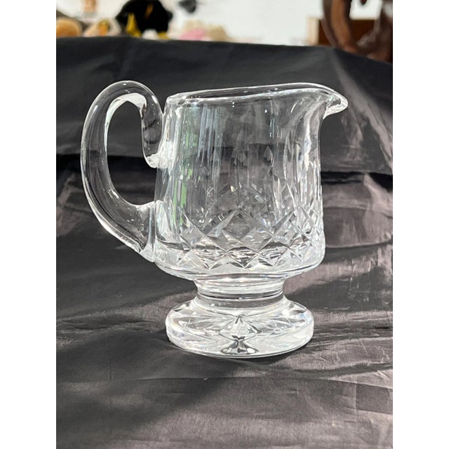 Early 21st Century Waterford Crystal Footed Creamer in Lismore Pattern ...