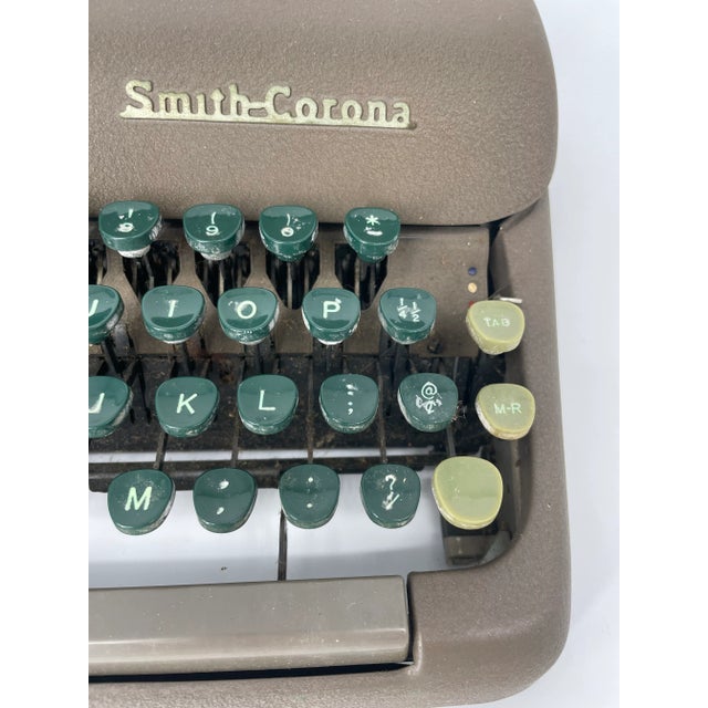 Smith-Corona Sterling Typewriter With Case | Chairish