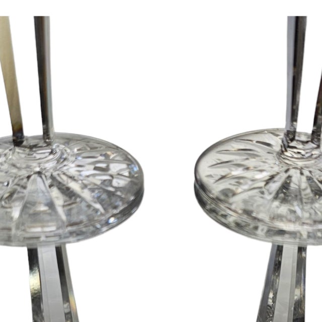 Waterford Lismore Cut Lead Crystal Claret Wine Glasses Pair Chairish