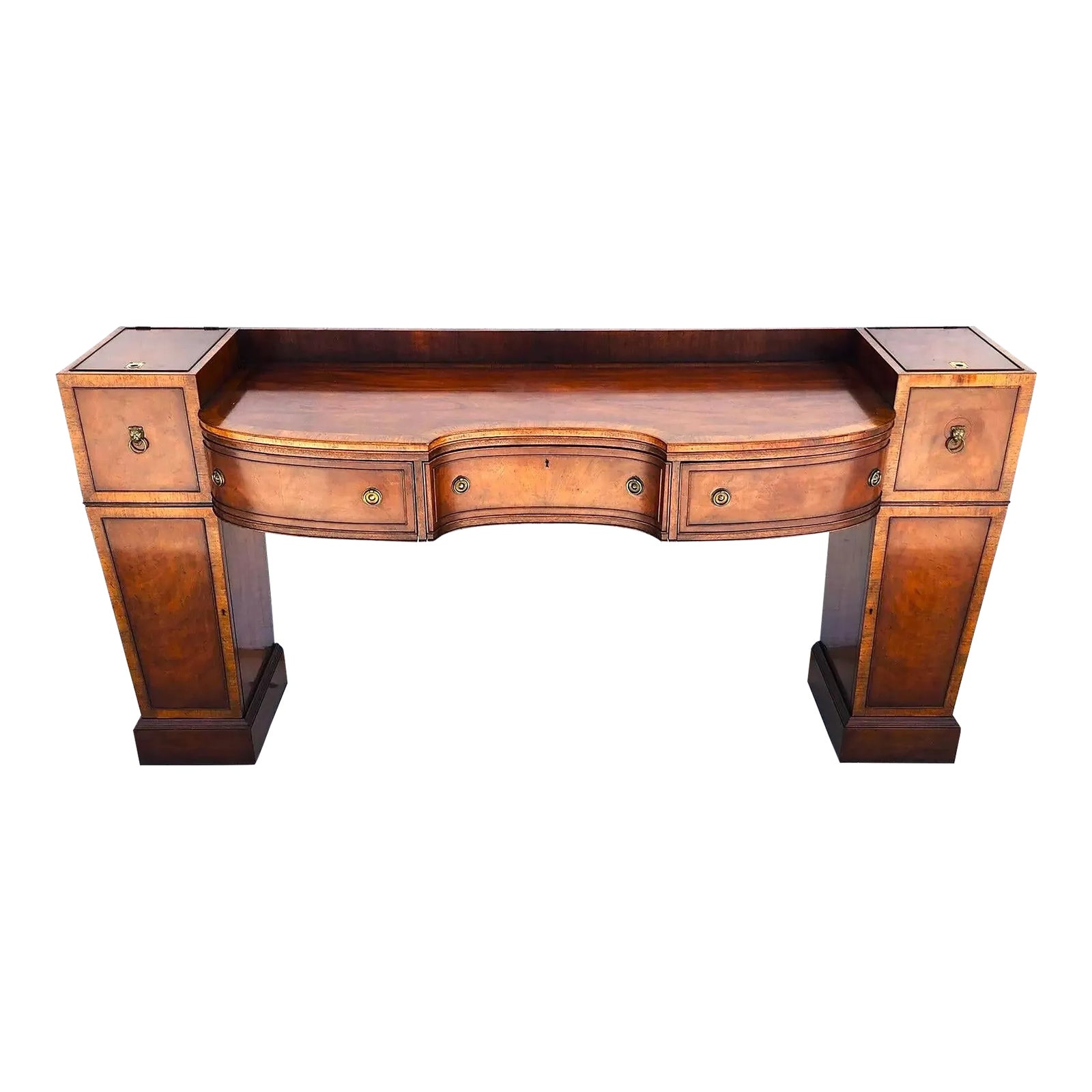 Baker Sideboard Huntboard Bar Mahogany | Chairish