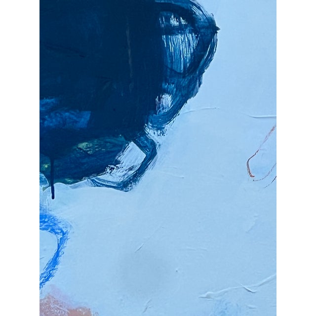 Original Non-Objective Painting on Canvas, Signed | Chairish