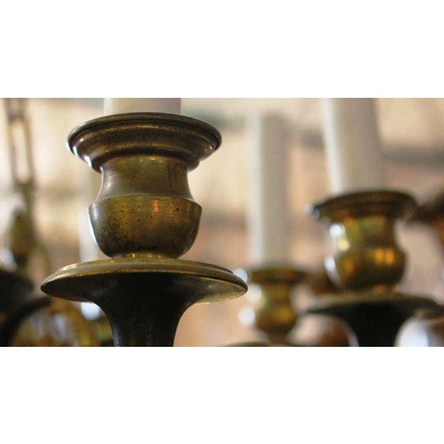 French First Empire Style Bronze Chandelier | Chairish