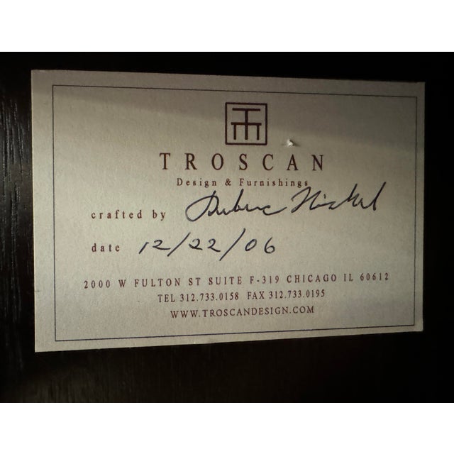 Troscan Design Custom Rex Preto+Walnut Buffet | Chairish