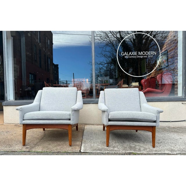 h.w. Klein for Bramin Denmark Teak Lounge Chairs | Chairish