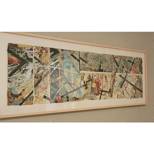 1990s Large William Gatewood Panel Print, Framed | Chairish