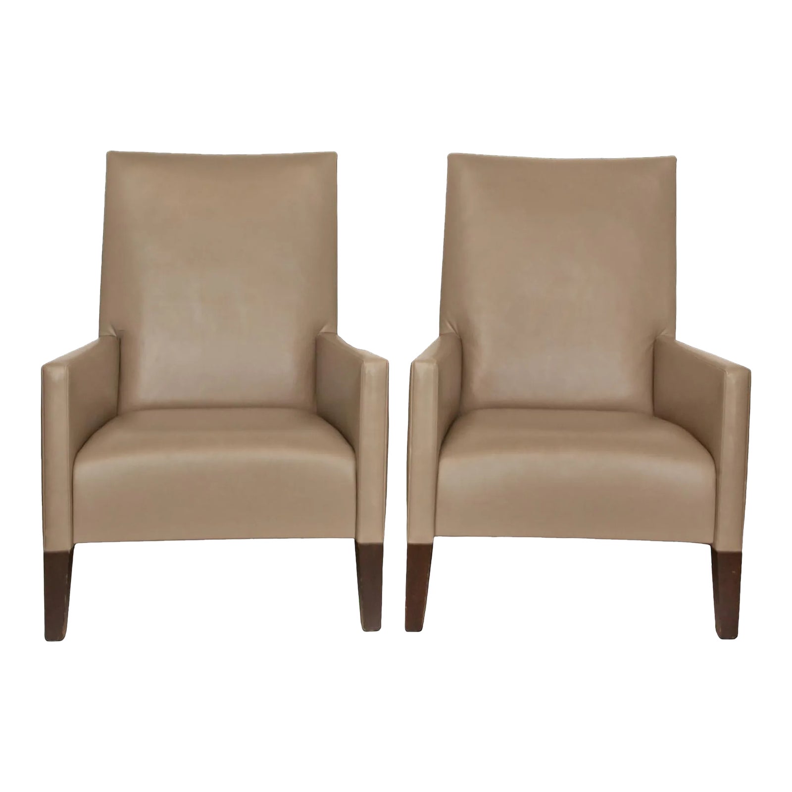 Holly Hunt Studio H Solace Lounge Chairs- a Pair | Chairish