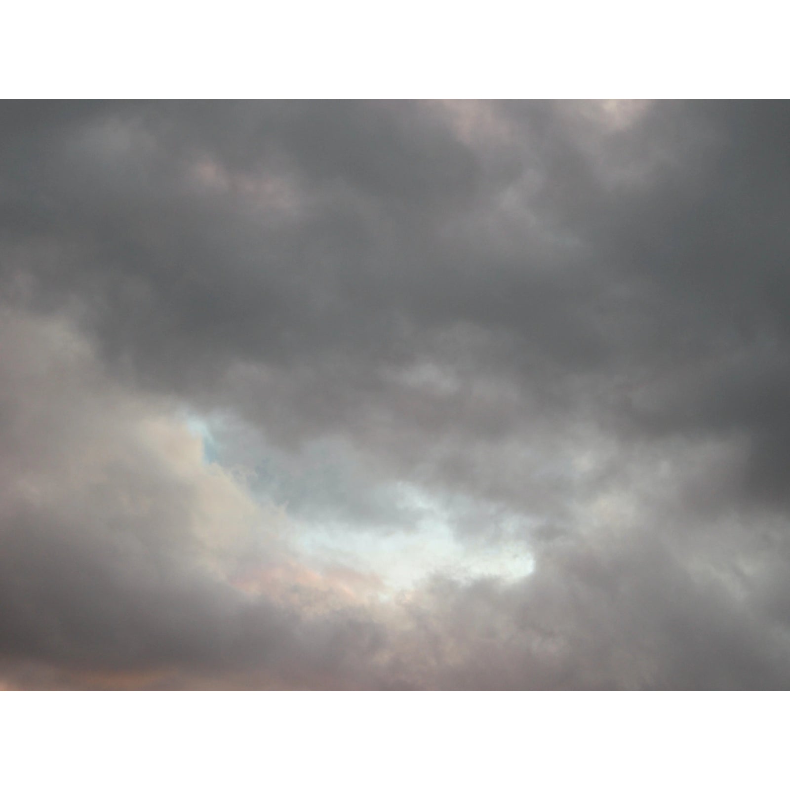 Contemporary Abstract Cloudscape Photographic Color Print | Chairish