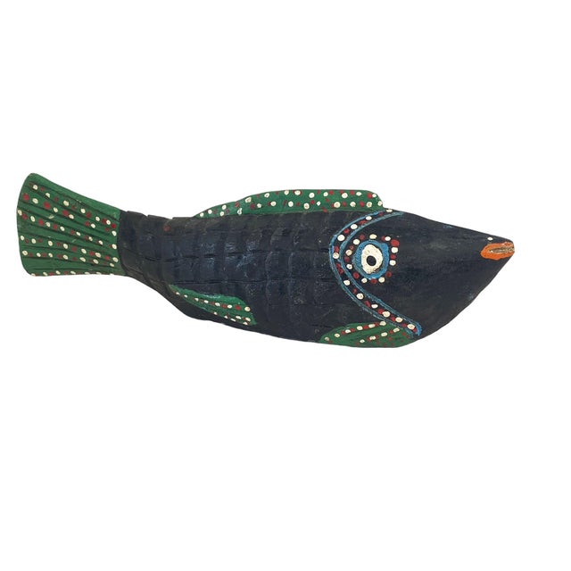 African Wooden Fish Bozo Tribe Mali 20" | Chairish