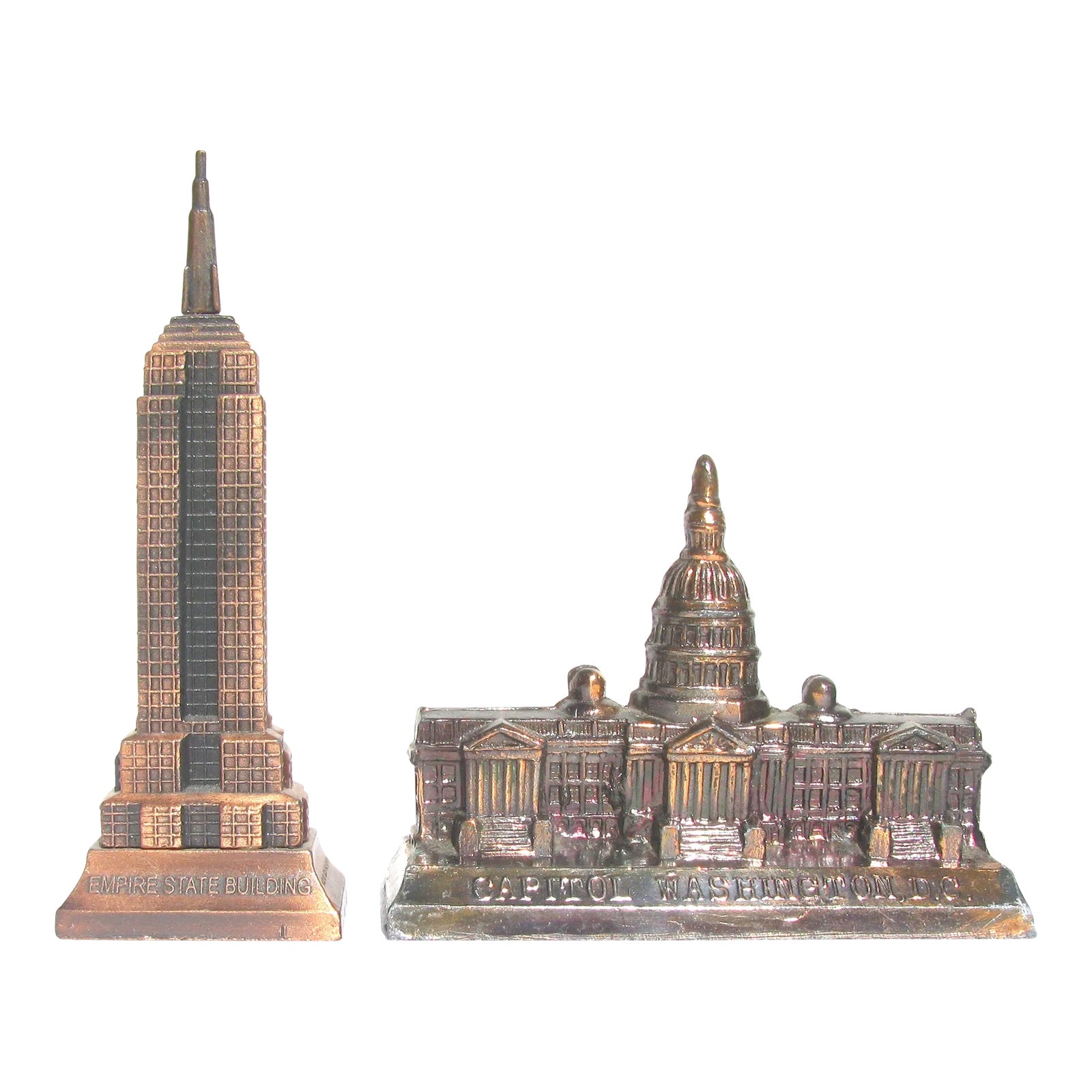 Midcentury Architectural Monument Models, Set of 2 | Chairish