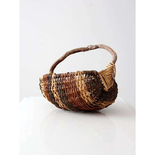 Vintage Rustic Basket | Chairish