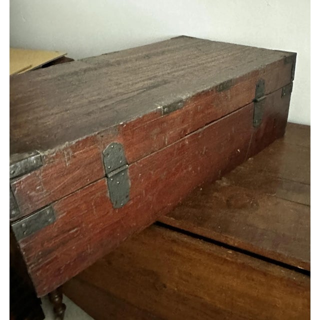Japanese Antique Samurai Trunk | Chairish