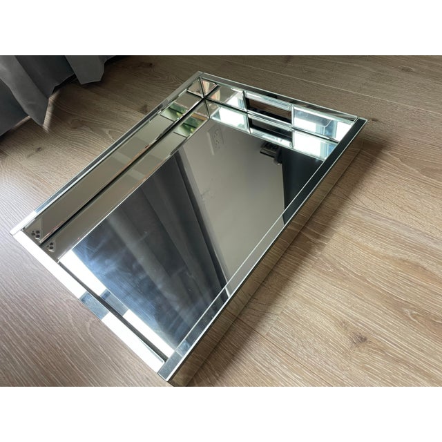 West Elm Mirrored Tray | Chairish