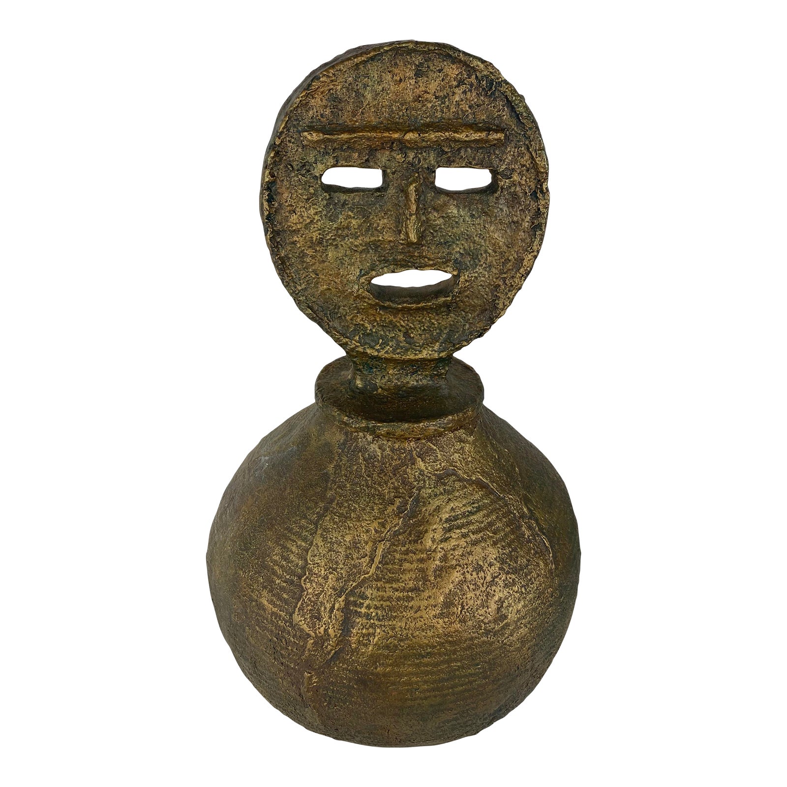 Collections 85 Inc. Mid-Century Modern Monumental Hand Painted Plaster ...