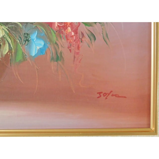 Vintage C1970s Original "Joyce" Oil on Canvas Painting Still Life ...