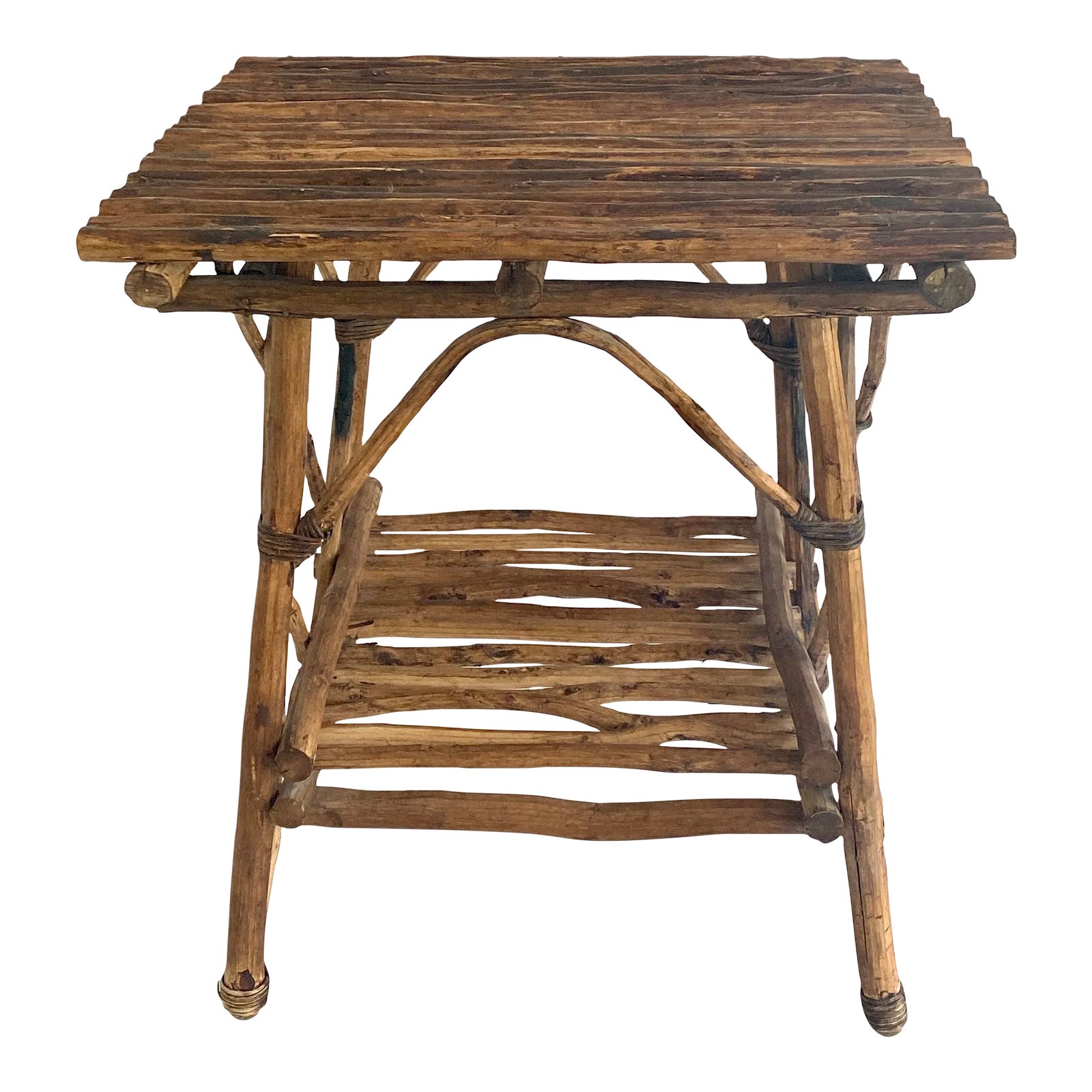 Artisan Crafted Twig Table | Chairish