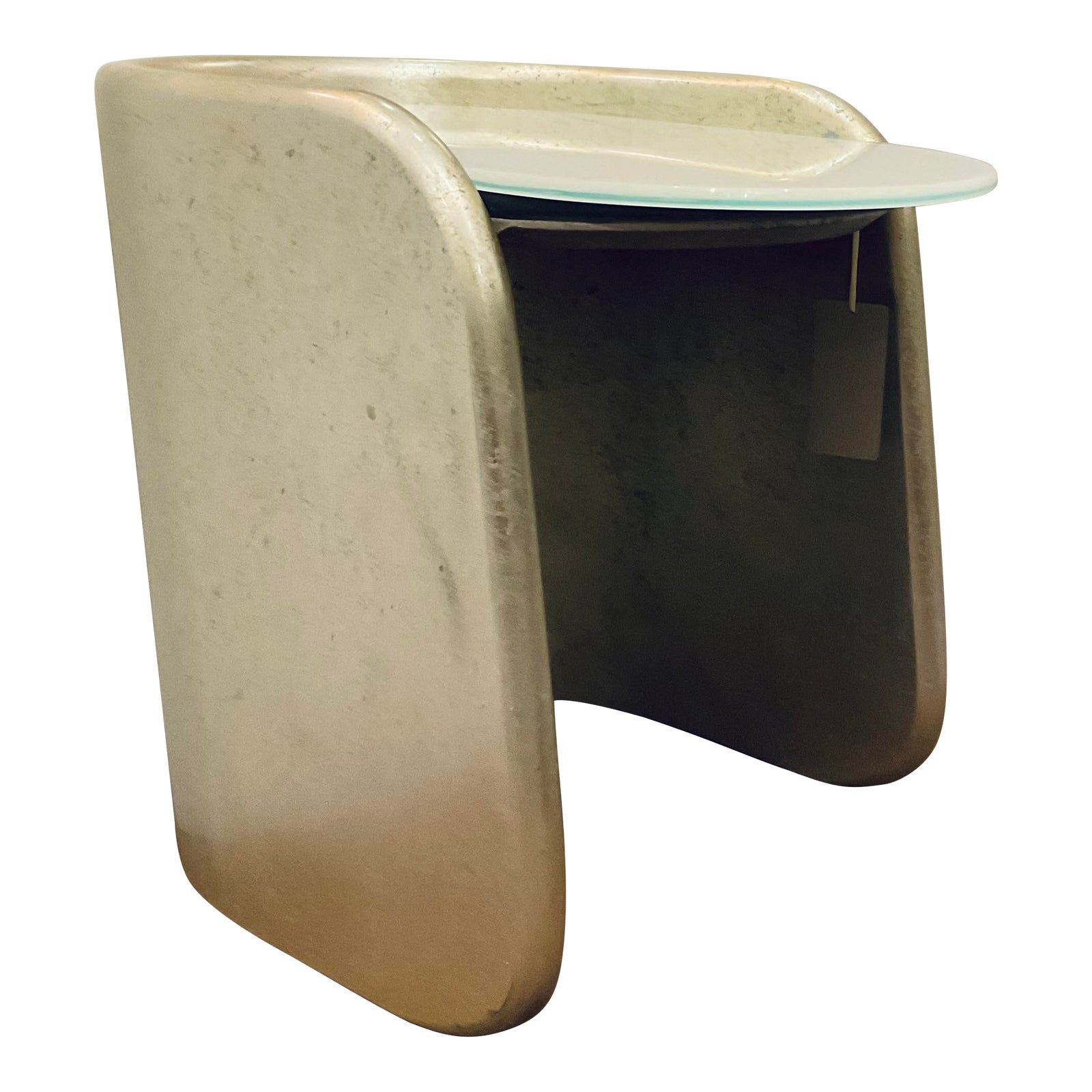 Caracole Modern Silver Leaf Finished Bauble Side Table | Chairish