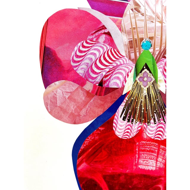 "Pansy" - Botanica - Contemporary Still Life Paper Collage Flower ...