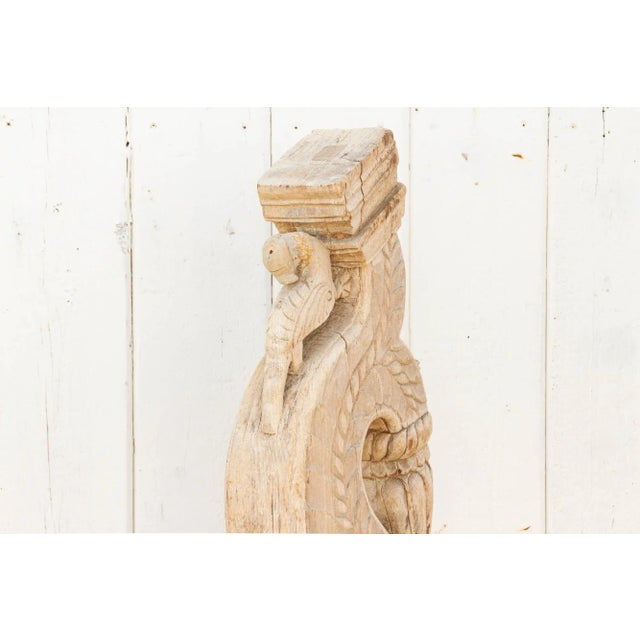 Beautifully Carved 19th Century Indian Corbel | Chairish