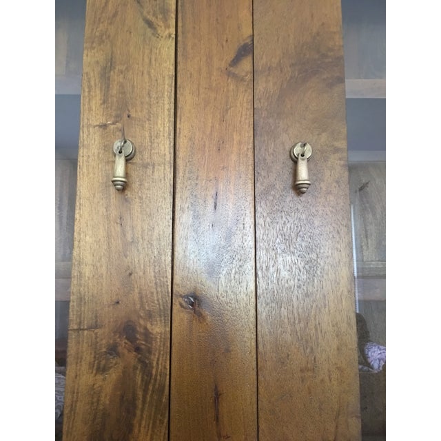 Crate & Barrel Honey Basque Buffet and Hutch | Chairish