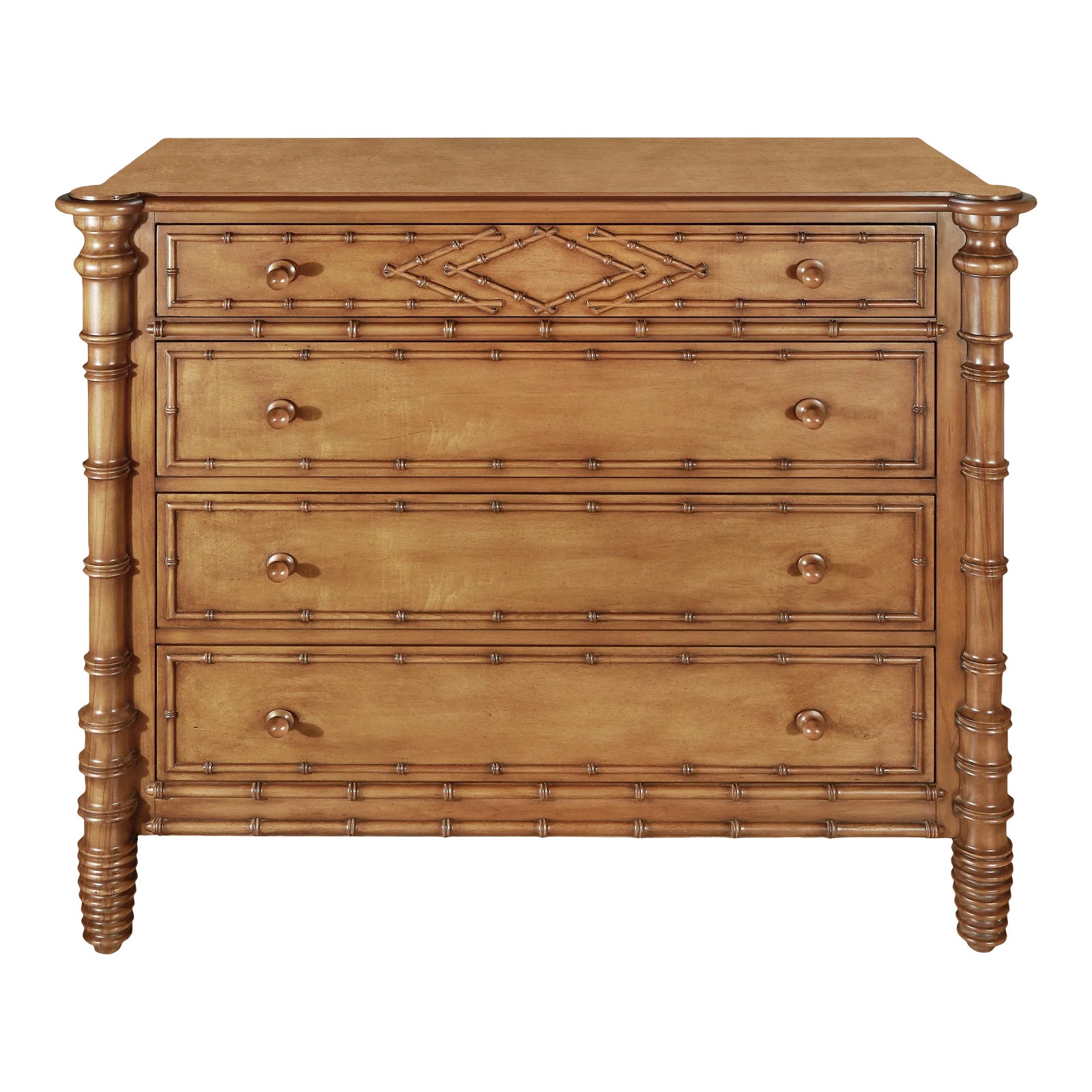 Bunny Williams Home Bamboo Chest | Chairish