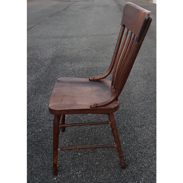 Mid 20th Century Murphy Furniture Early American Walnut Side Chairs, a ...