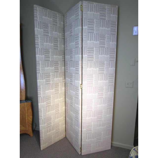 Modern Style 3 Panel Room Divider/Screen | Chairish