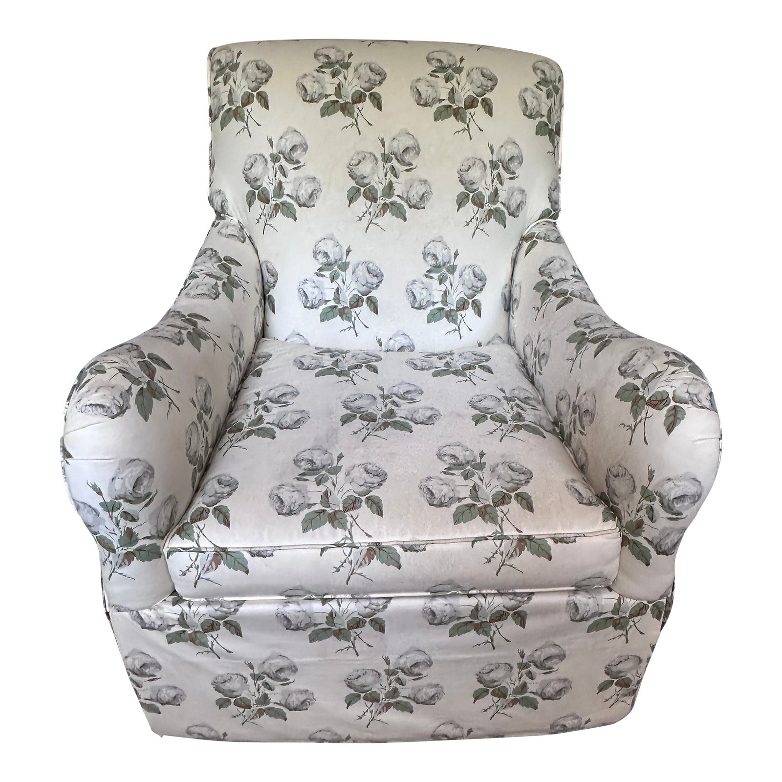 Ballard Rocking Chair in Colefax & Fowler Bowood | Chairish