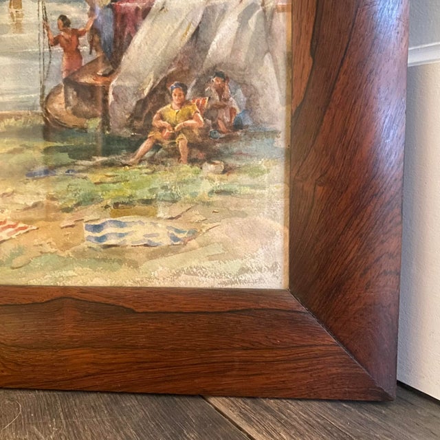 Listed British Artist Bernard Harper Wiles 1883-1966 - Signed Framed ...