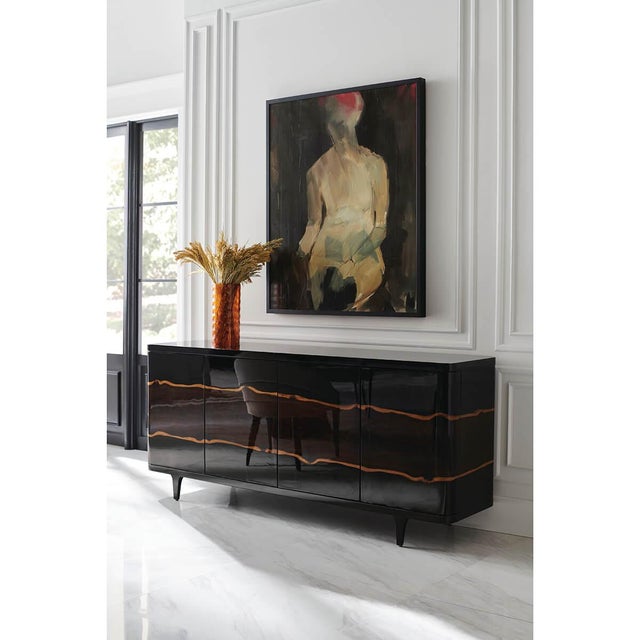 Mid Century Style Natural Buffet | Chairish