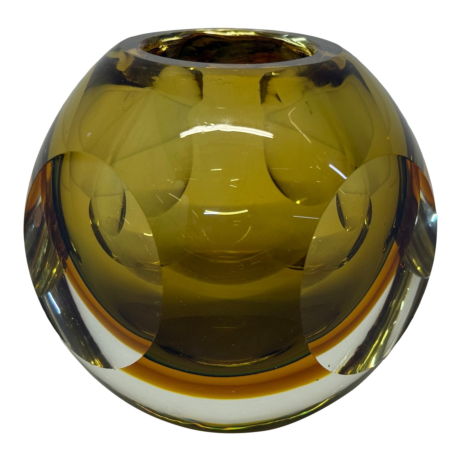 Italian Murano Glass Studio Art Vase, 1960s | Chairish