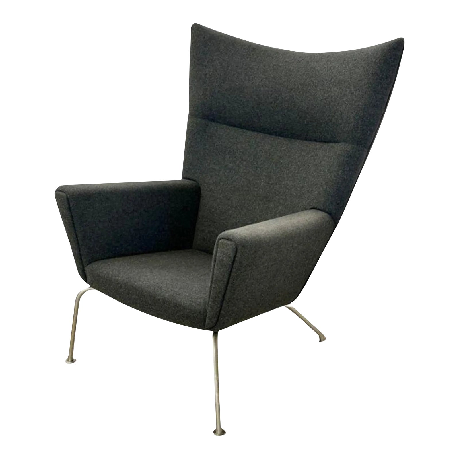 Mid-Century Modern Wing / Lounge Chair by Hans Wegner for Carl Hansen ...