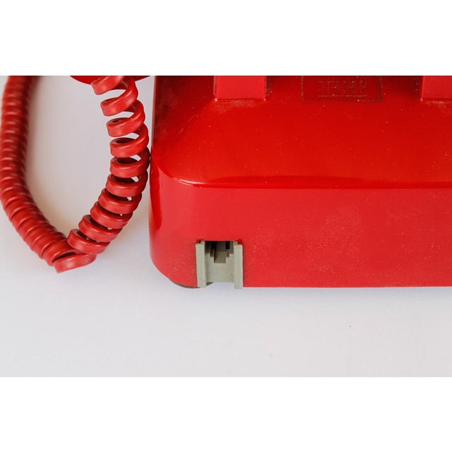 1980s Red Hotline Push Button Telephone | Chairish