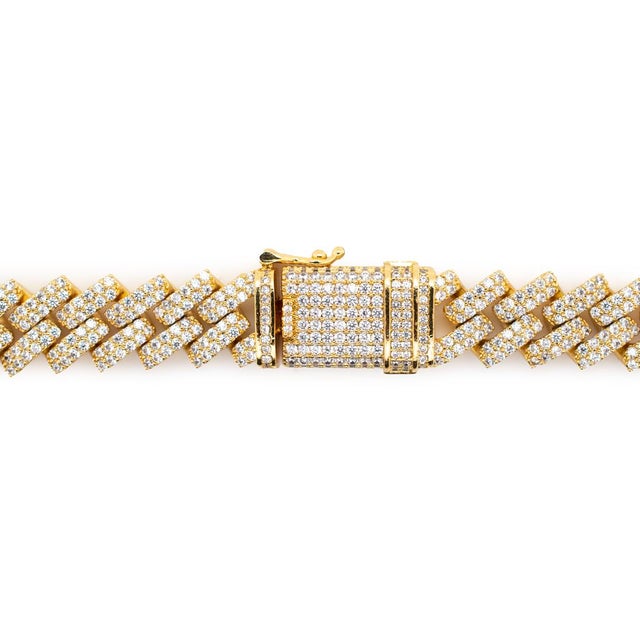 Ladies Copper Miami Cuban Chain Necklace | Chairish